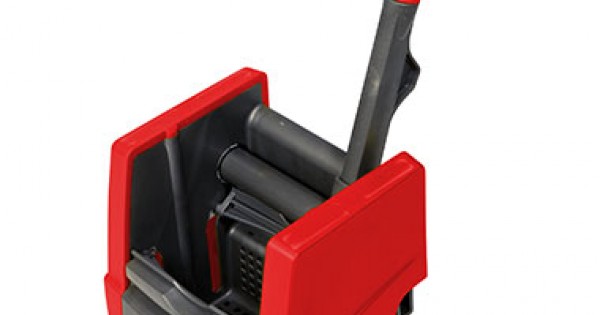 VK4 - STORCATOR VERTICAL PENTRU MOPURI PLATE, ROSU, VERMOP